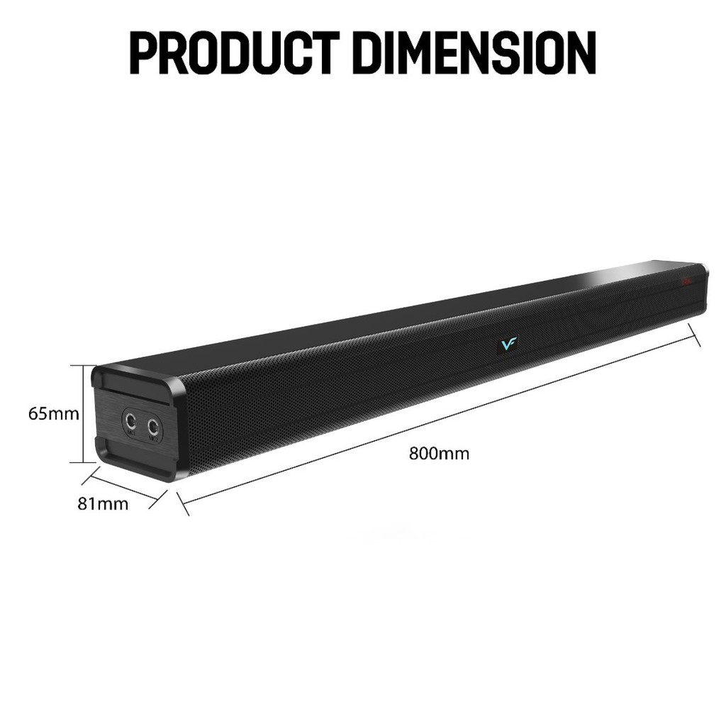 Vinnfier VF Hyperbar 1000 Stereo Karaoke System Bluetoth TV soundbar ...