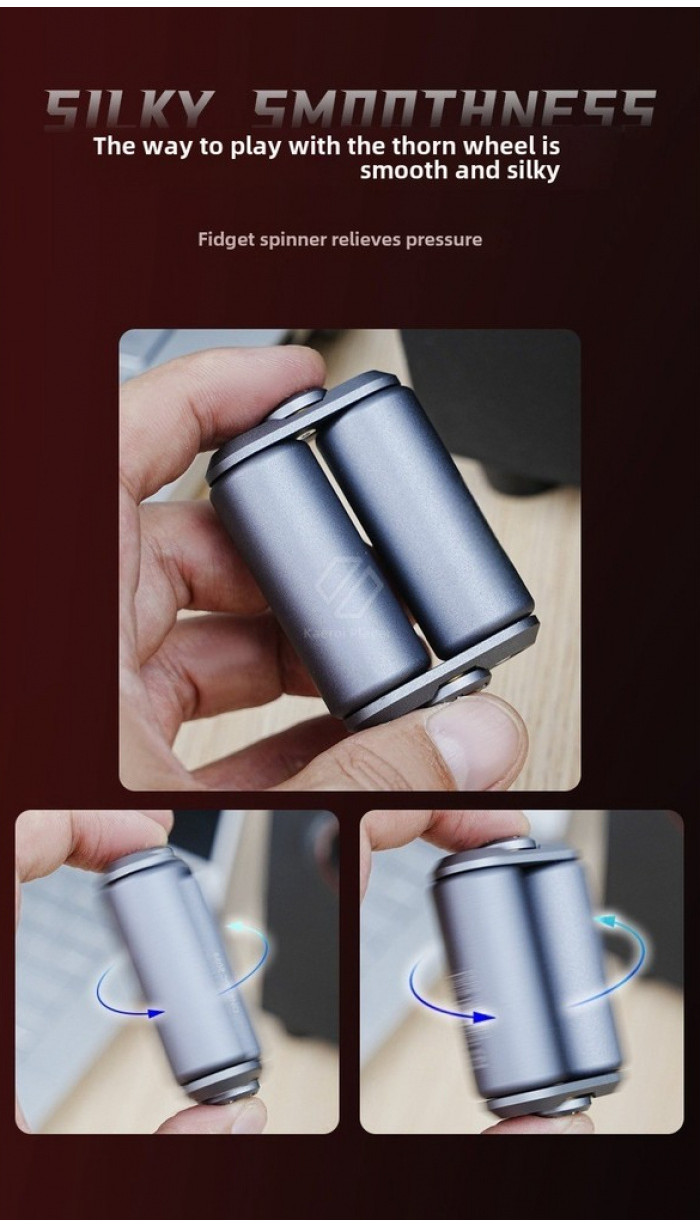 【Kaeroi】 Ratchet Metal Fidget Spinner - Mainan Anti Stress Teknologi ...