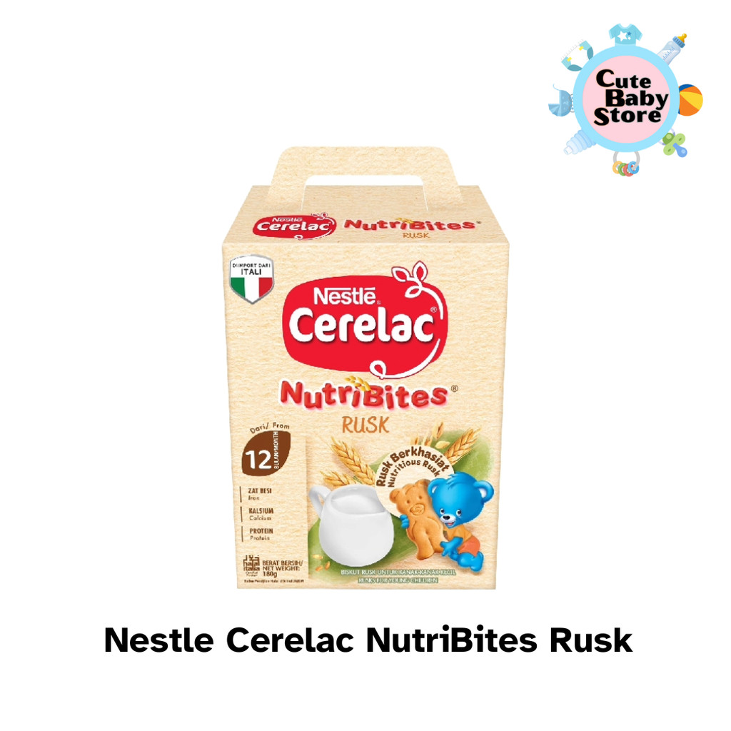 Nestle Cerelac Nutribites Rusk (180g) | Shopee Malaysia