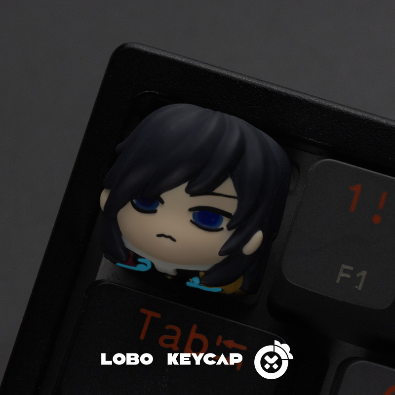 Demon Slayer Keycap Cute Cartoon 3D Creative Cute MX Switch Mechanical ...
