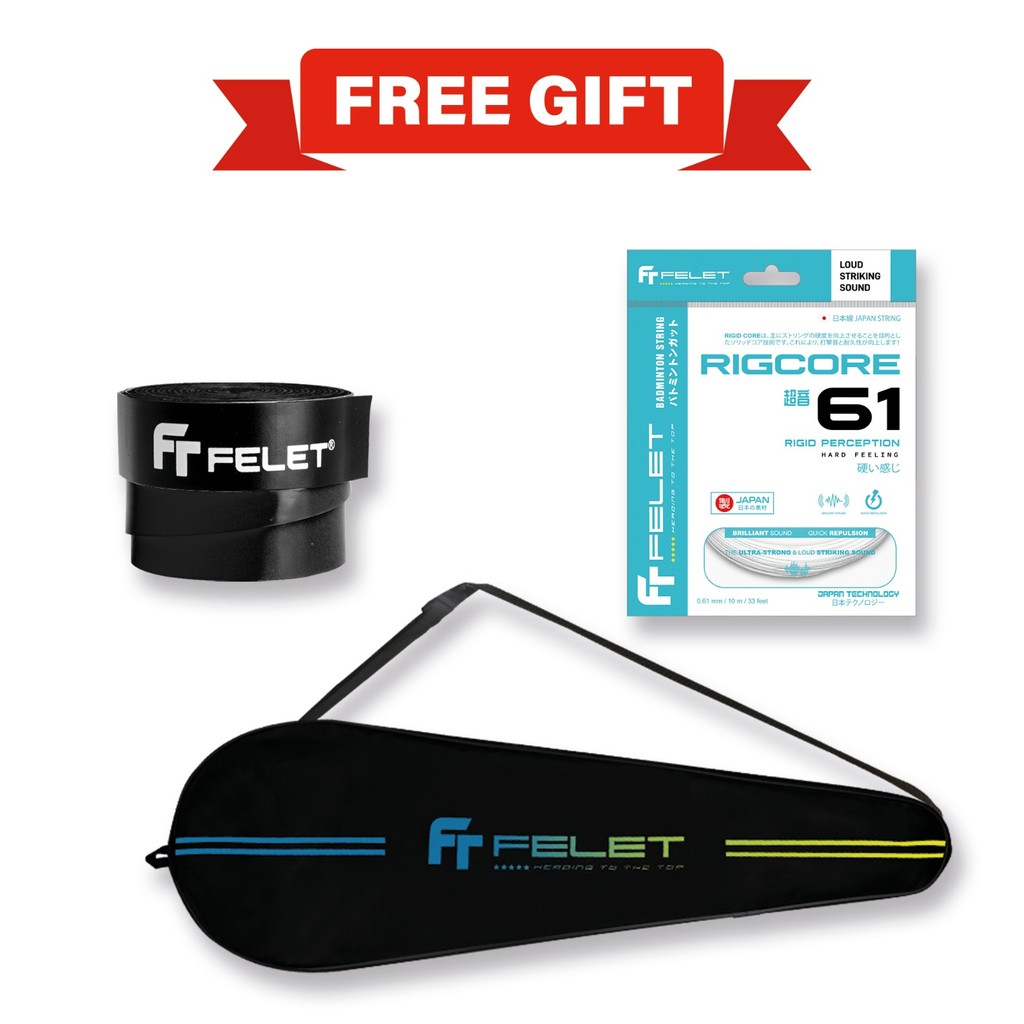 FELET Sport Force White Series Badminton racket | Shopee Malaysia