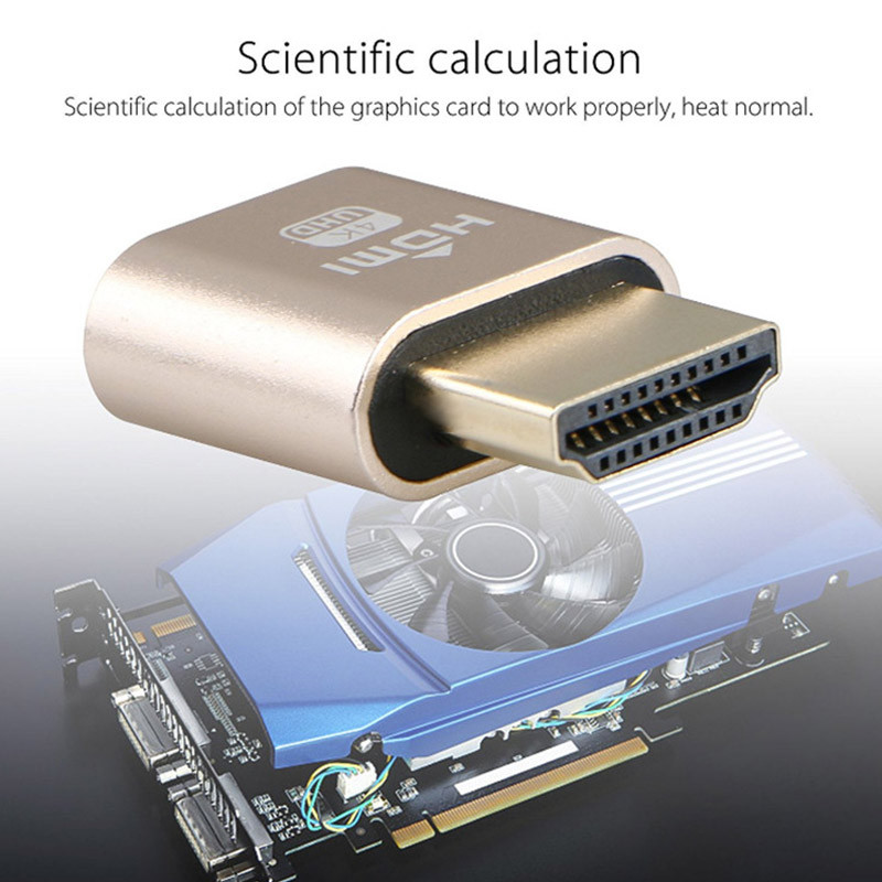 Hdmi Virtual Display Vga Display Graphics Card Controller Long-Range ...