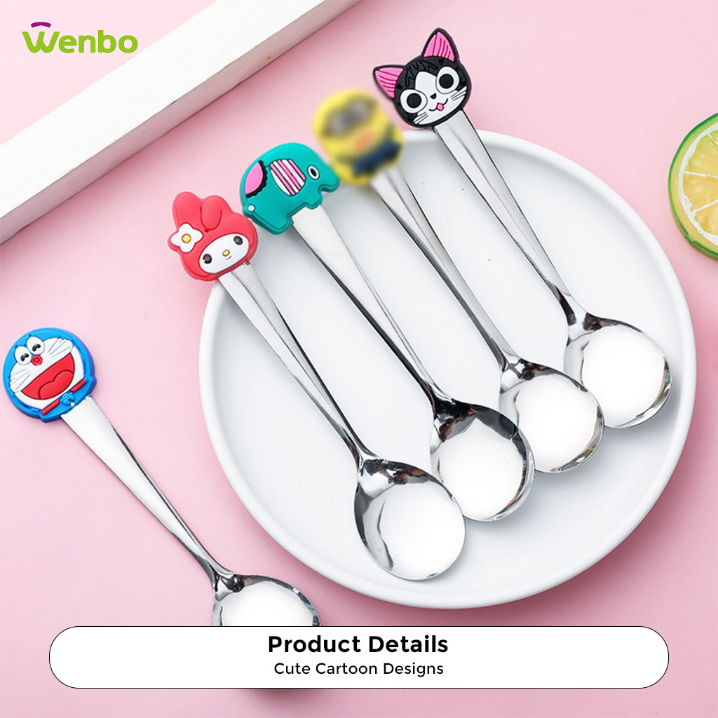 Wenbo Sudu Kanak Kanak Stainless Steel Spoon Kids Children Child Kanak ...