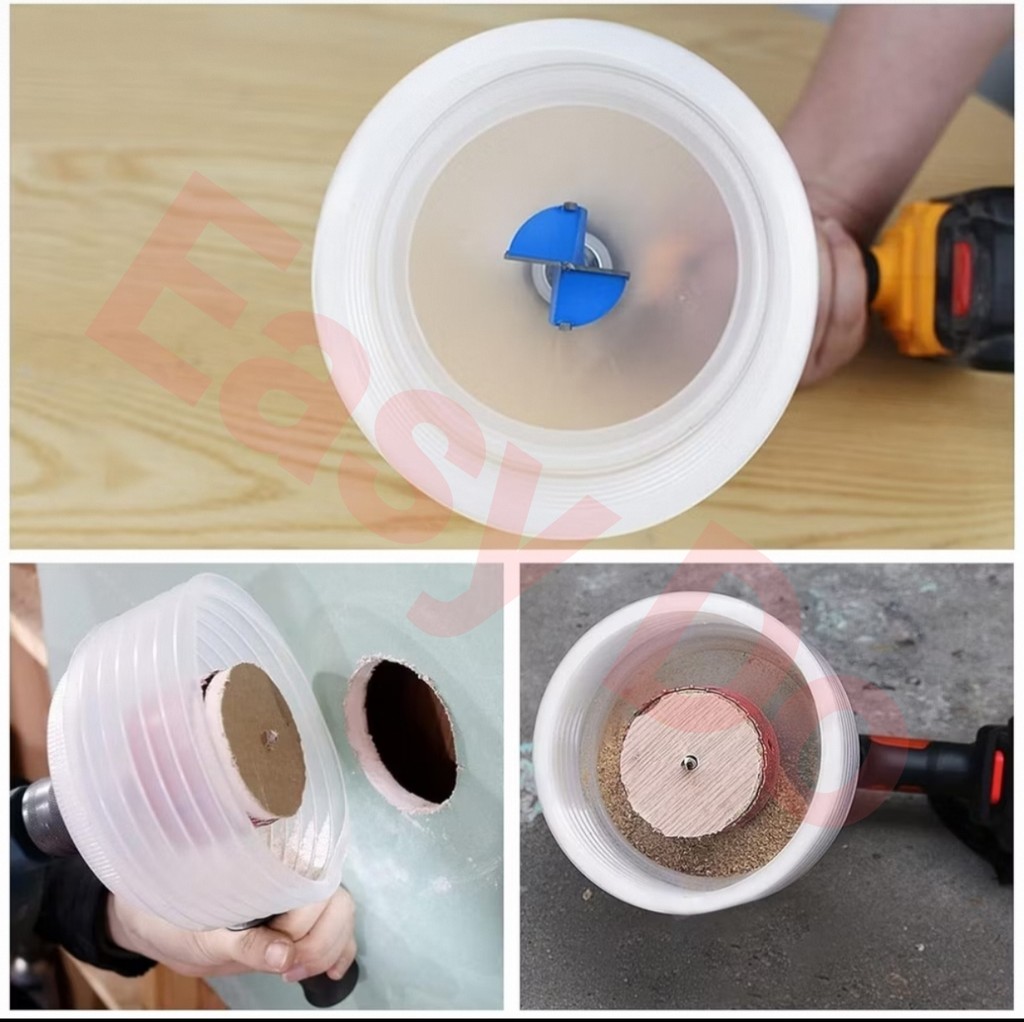 Hole Saw Dust Cover With Handle Electric Hammer Drill Dust Collector ...
