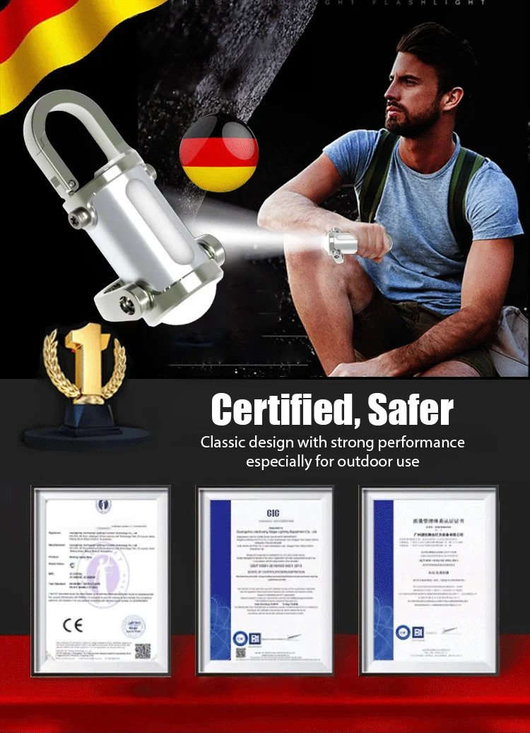 [24H Shipping]Super Bright Mini Flashlight Rechargeable Camping ...