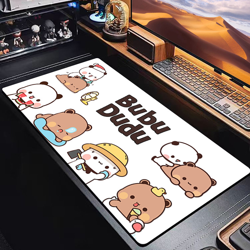Bubu And Dudu Big Mouse Pad Kawaii Large Mousepad 900x400 Table Gamer Gaming Office Computer ...