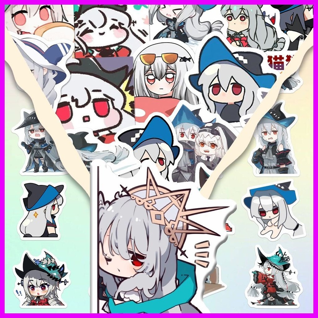 Stickers Arknights (54 Sheets) Skadi Q Version Skadi Arknights Cute ...