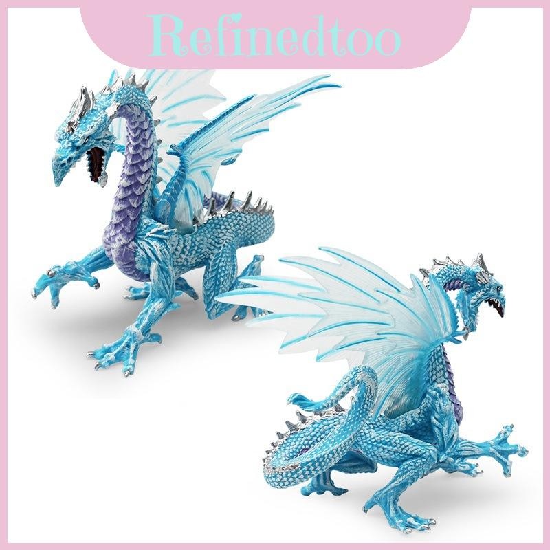 Ice Realistic Pvc Dragon Model Stunning Western Mythical Creature ...