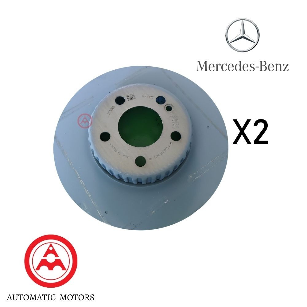 Original Mercedes Benz Front Brake Disc Set W205 C180 0004212412 ...