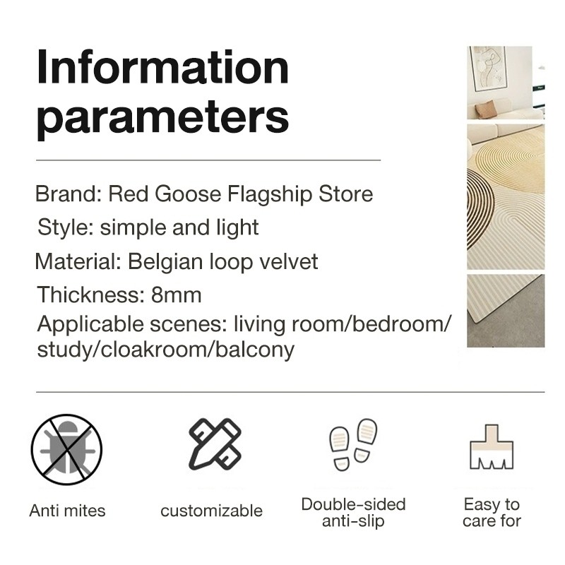 Multiple sizes Carpet Crystal Velvet permaidani / Floor mat / Rugs ...