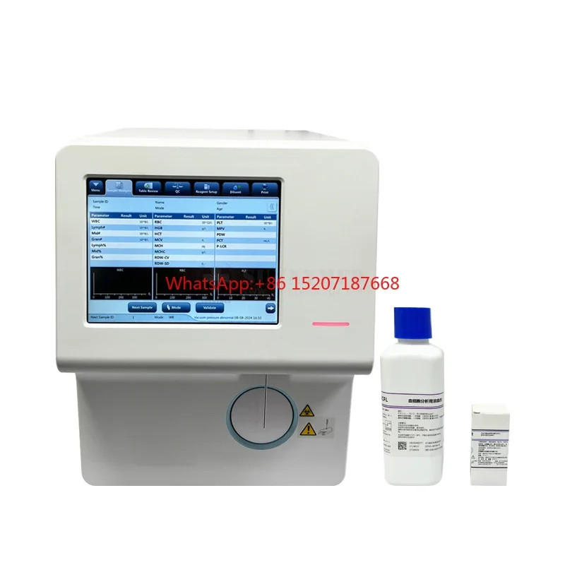 ♞3-part Automated Hematology Analyzer Mindray BC10 CBC+3-DIFF Blood ...
