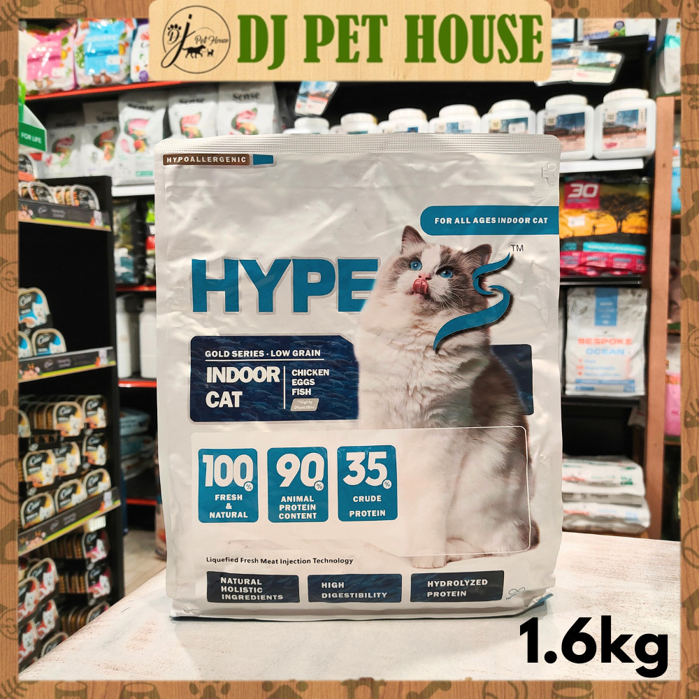 Hype S Gold Series Low Grain Cat Food 1.6kg Dry Cat Food / Makanan ...