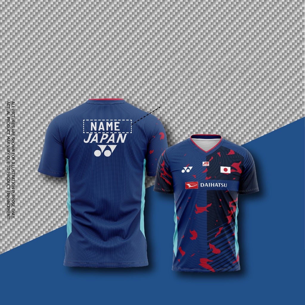 BADMINTON JERSEY JAPAN, BADMINTON SHIRT JAPAN THAILAND OPEN (2025 ...