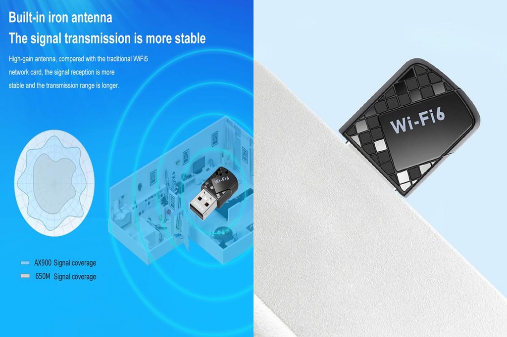 thatsakes High-speed Wi-fi Adapter Network Card High Speed Dual Band ...