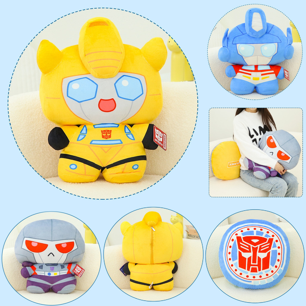 Transformers Plush Delightful Toy Bumblebee And Optimus Prime With ...