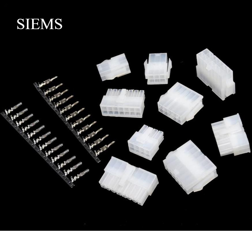 2set 4.2mm spacing Connector terminal block 5557/5559 Male and female ...