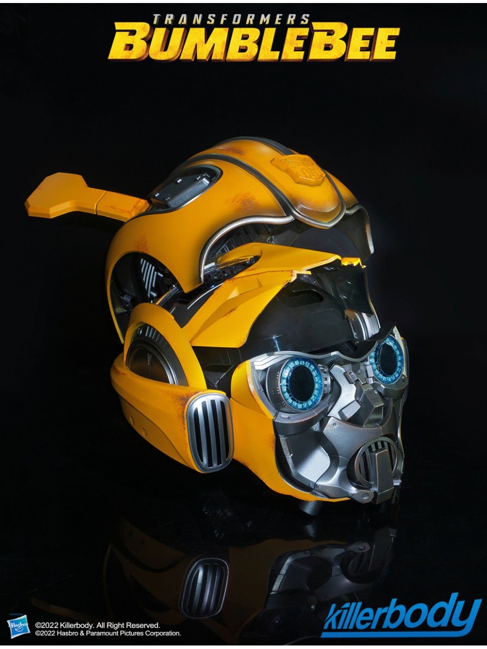 1:1 Bumblebee Helmet Wearable Mask Helmet Megatron Surrounding Toys ...