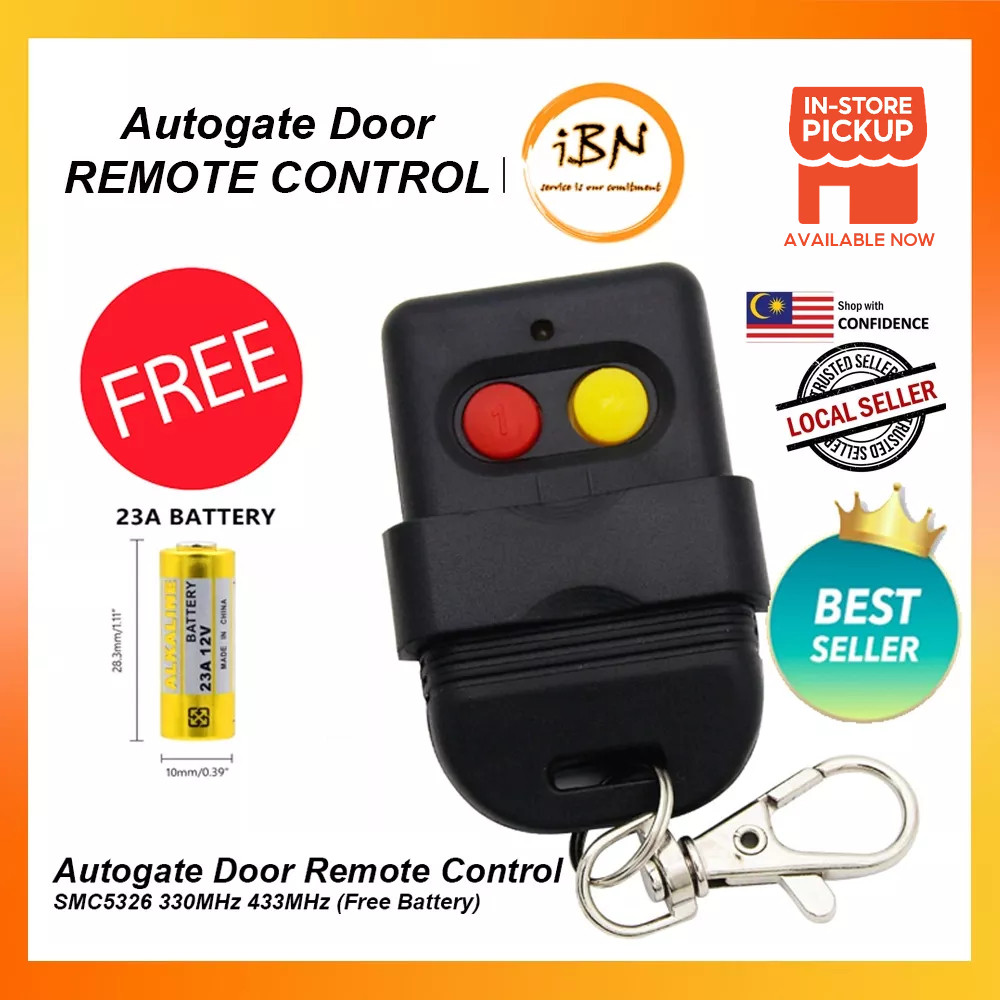 in stock Autogate Door Remote Control SMC5326 330MHz 433MHz Auto Gate ...