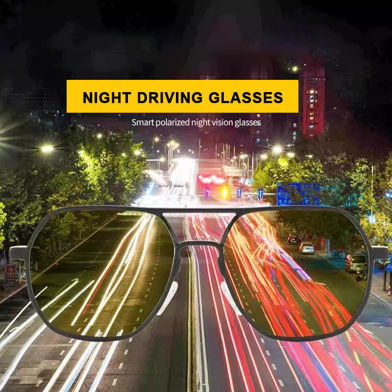 Night Vision Glasses Clear Vision Driving Spectacles Polarized Yellow ...