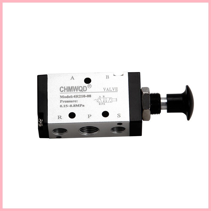 Pneumatic Pull Valve Pneumatic Hand Pull Valve 4R110-06-08-10-15 Two ...