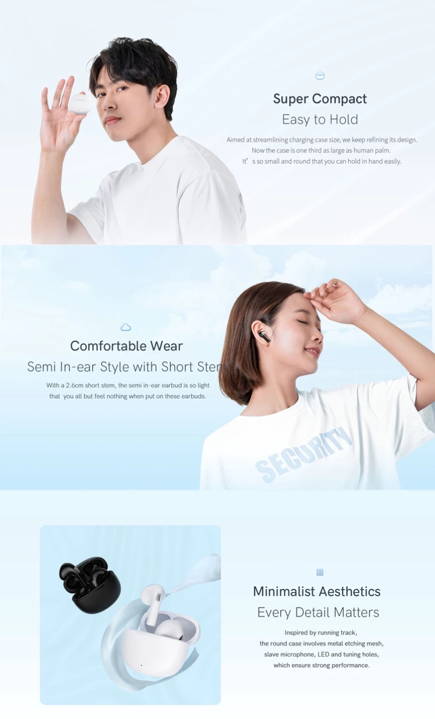 QCY AilyPods, True Wireless Earbuds: Bluetooth 5.3, 68ms Low Latency, 10mm Drivers, IPX4 ...