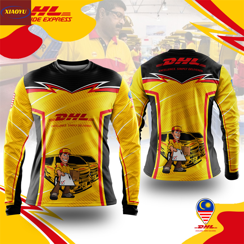 Parama INDUSTRIES || DHL EXPRESS PREMIUM JERSEY || Full PRINTING SHOPEE ...