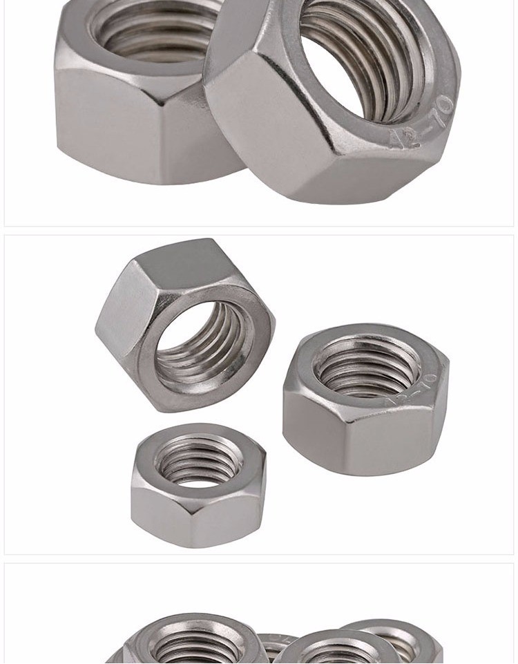304 Stainless Steel Hex Nut M1-M30 | Shopee Malaysia