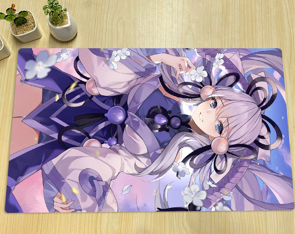 YuGiOh Playmat Yuki-Onna, The Absolute Zero Mayakashi TCG CCG Board ...