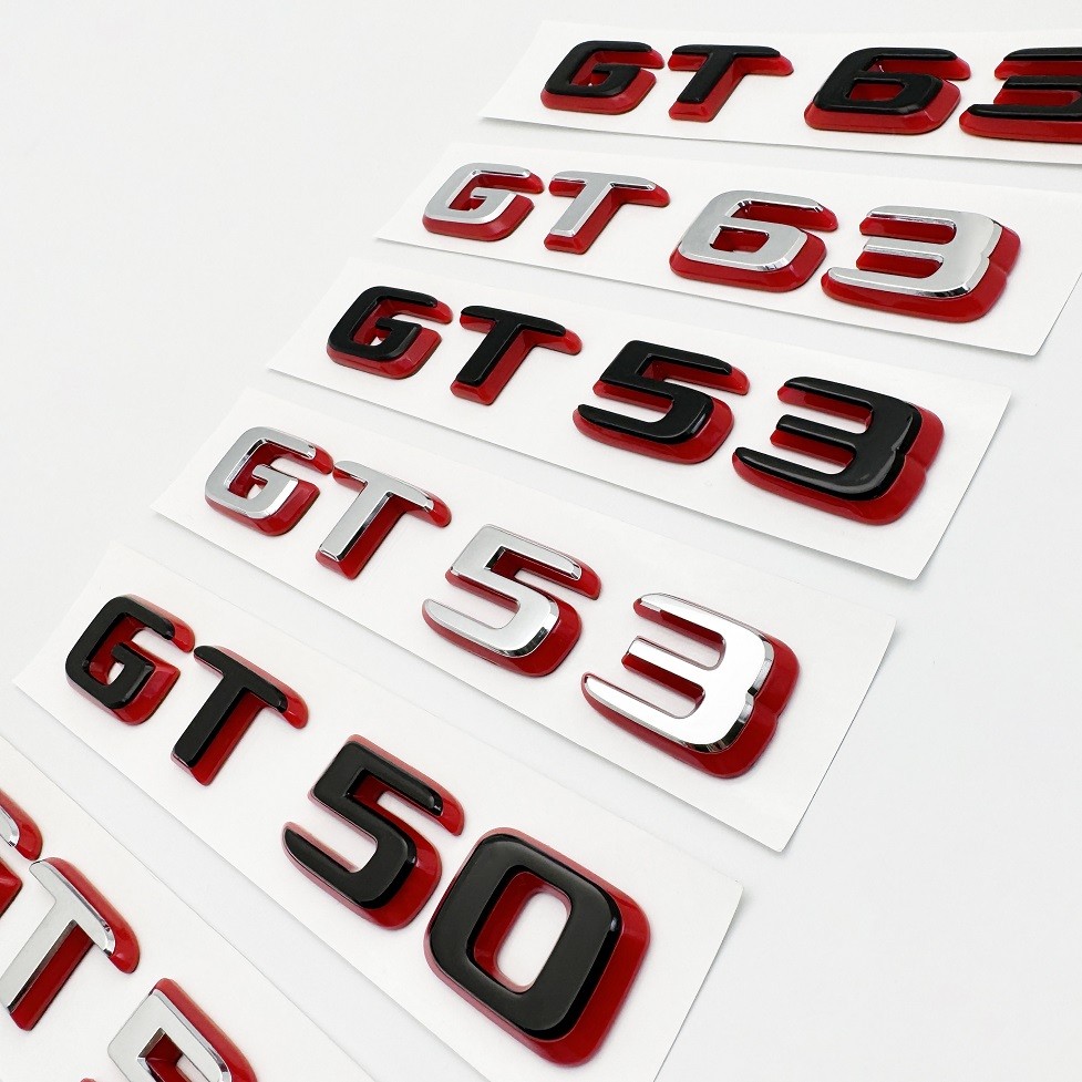 2024 New style Two tone Letters Numbers GT50 GT53 GT63 GT63S V8 Biturbo ...