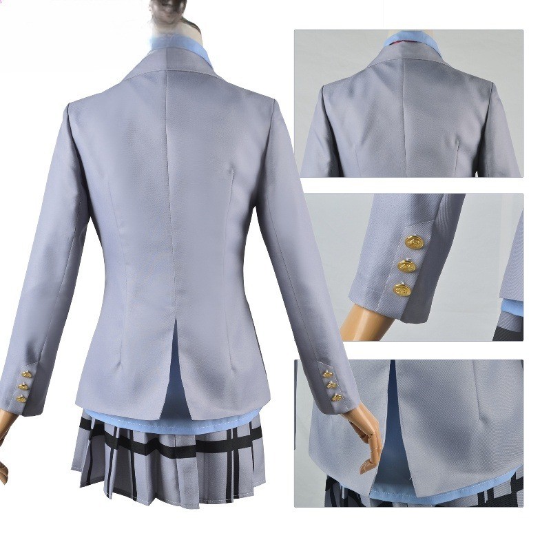 ZST Your Lie in April Miyazono Kaori Arima Kousei Cosplay Costume ...