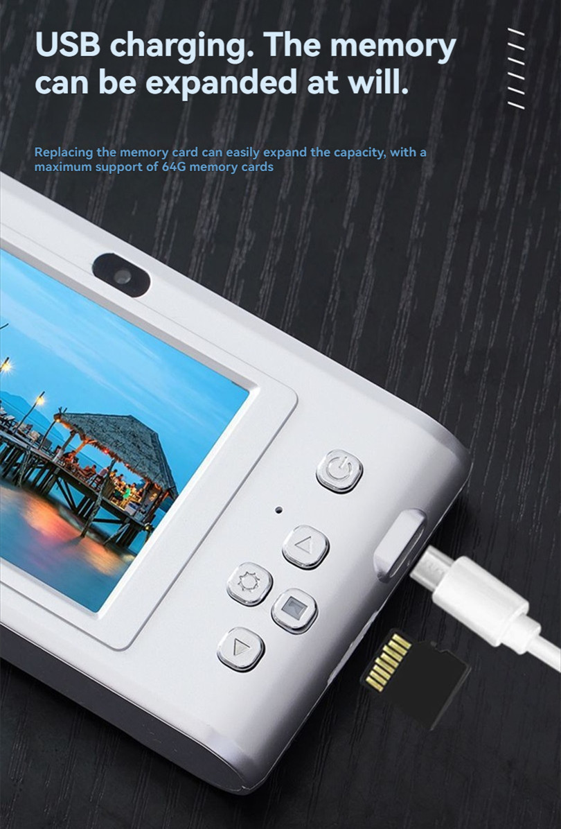 Mini Digital Camera 50MP 4K Zoom Self-Timer 64GB Extended Memory Anti ...