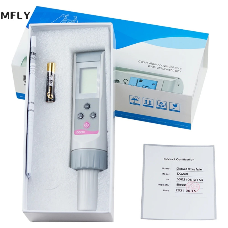ozone sensor handheld meter dissolved ozone tester generator gas ...