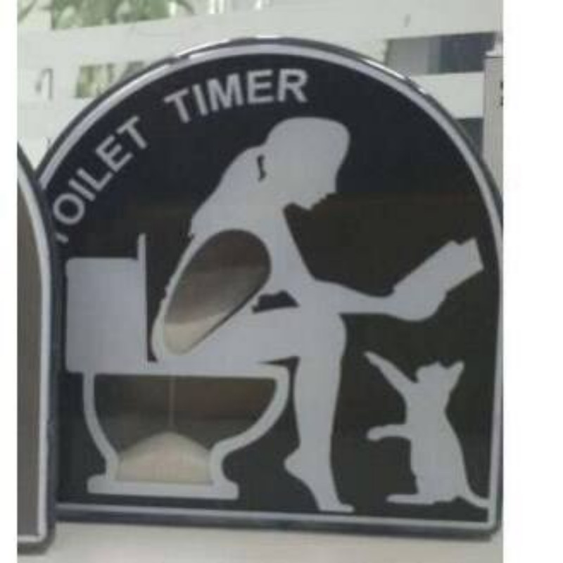 Five-minute toilet shape timer/// Squat Pit Hourglass Toilet Hourglass ...