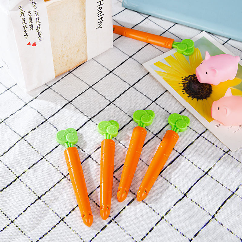 𝗩𝗘𝗚𝗘𝗧𝗔𝗕𝗟𝗘-𝗜𝗡𝗦𝗣𝗜𝗥𝗘𝗗 》 Carrot Shaped Food Fresh Snack Sealing Clips ...