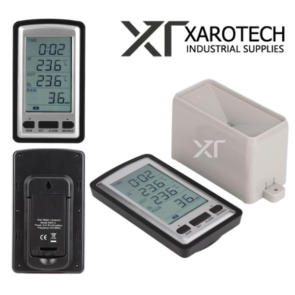 WH0531 Wireless Rain Meter Gauge Tipping Bucket Sensor Weather Station ...