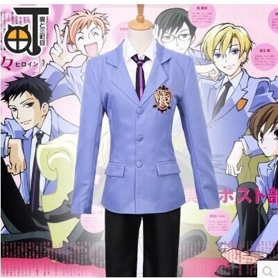 in stock Anime Ouran High School Host Club Haruhi Fujioka Cosplay Mens ...