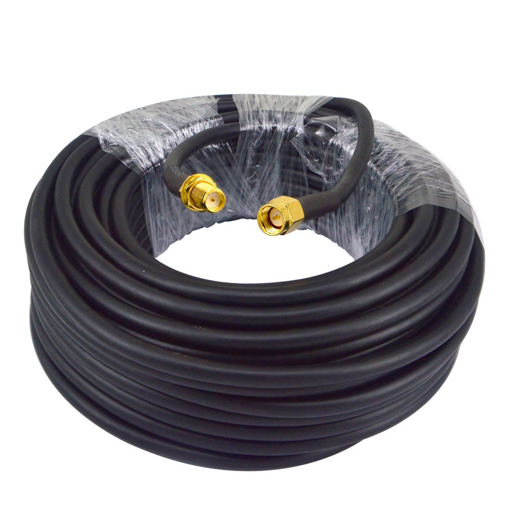 in stock Low-Loss Coaxial Extension Cable 15-Meters RG58 SMA Female to ...
