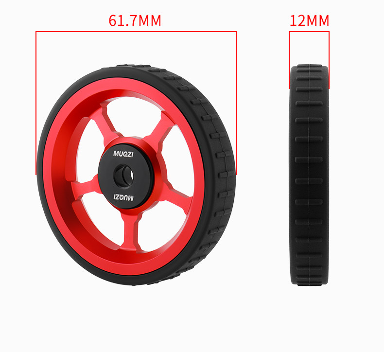 MUQZI Eazy Wheels Folding Bike Roller Wheels Easy Wheels Compatible ...