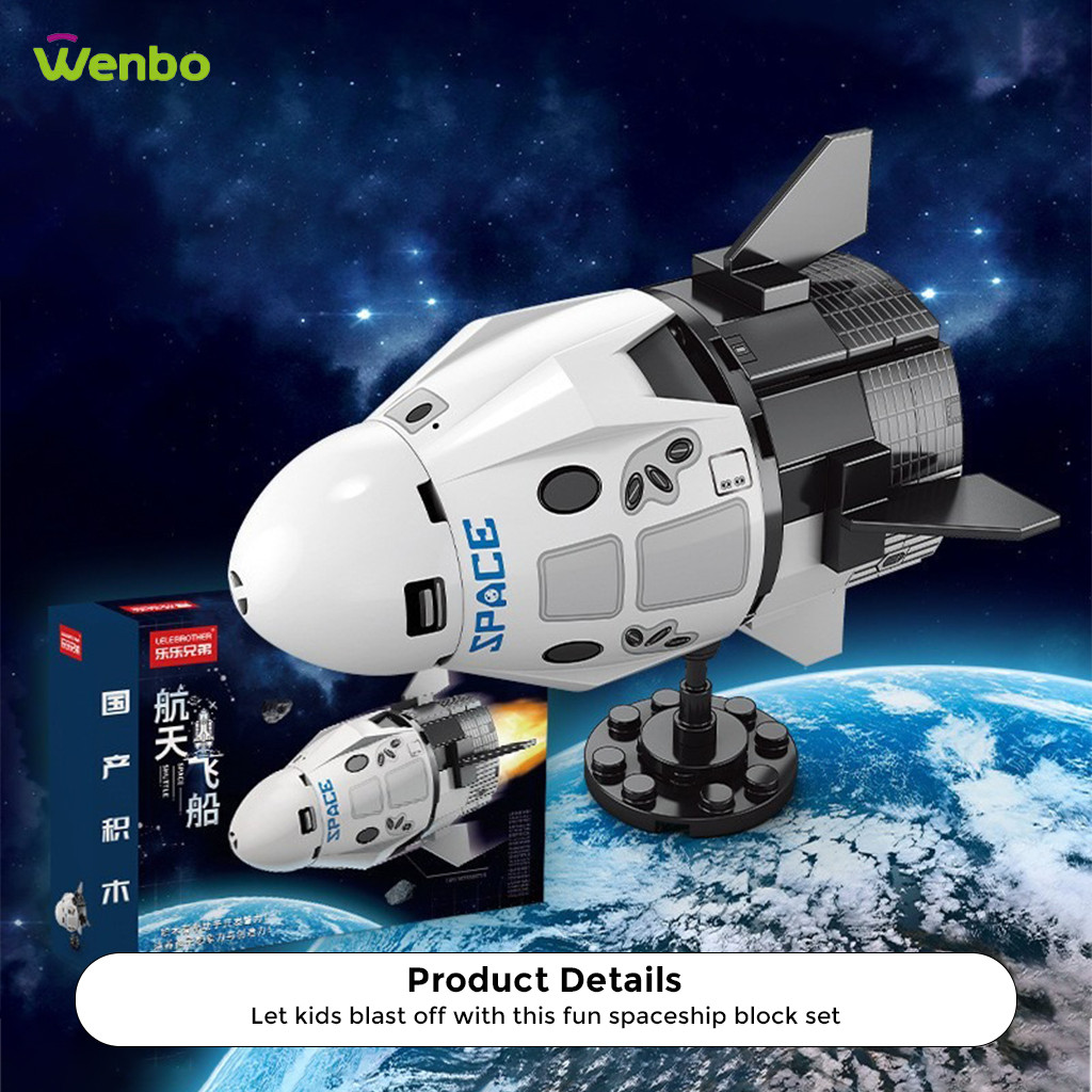 Wenbo Toy Space Rocket Building Blocks Set For Kids Fun Space Shuttle ...