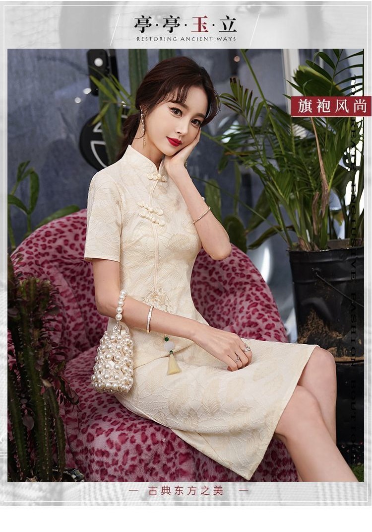 [HMYY] Ready Stock~Young Style Improved Cheongsam Plus Size Women's ...