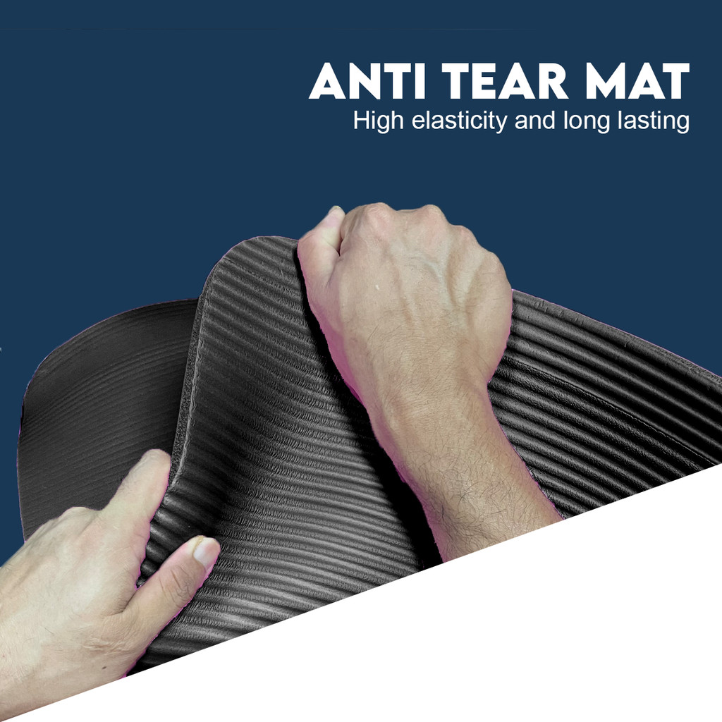 Vigor Fitness NBR Yoga Mat With Carry Strap (10mm) / NBR Mat Yoga ...