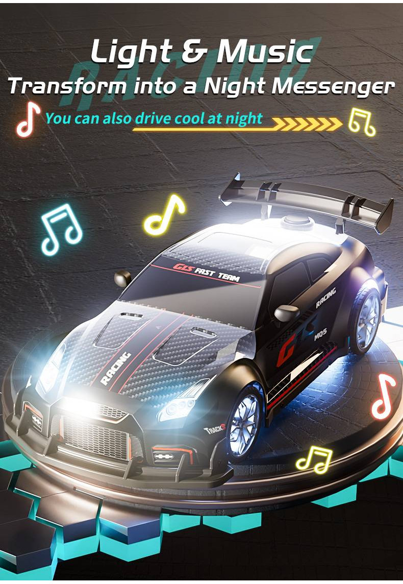 1/16 4WD RC Spray Drift Racing GT Car Remote Control Sport Car High ...