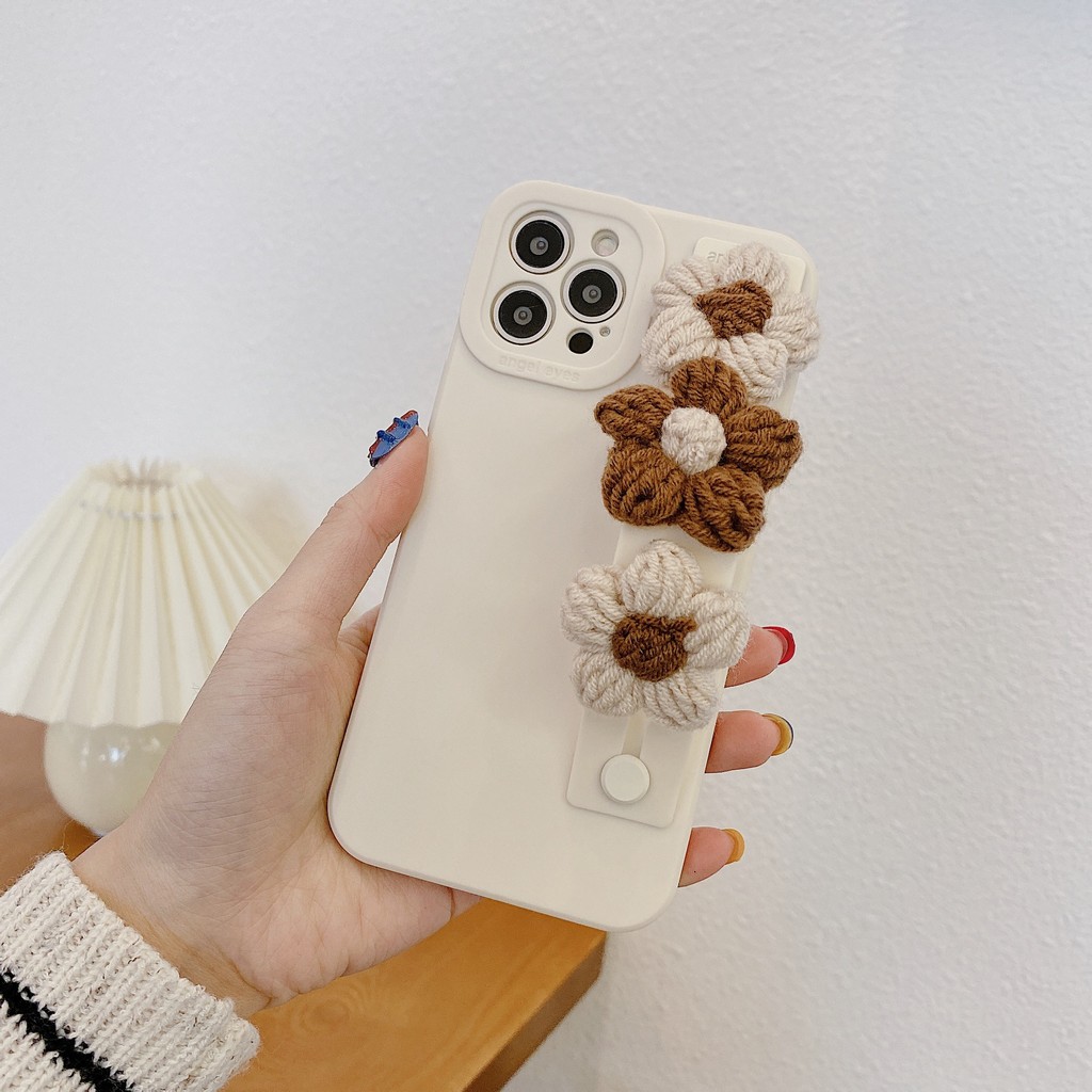 Flower Hand Band Silicone Case For Samsung Galaxy M35 M55 M15 M34 M14 ...