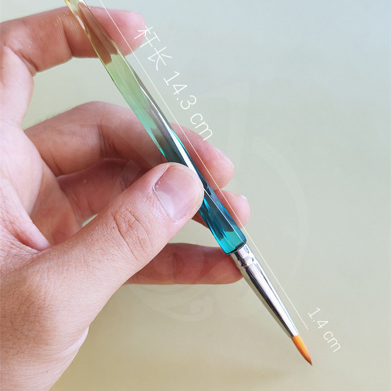 Ice Lemon drawing lines nylon brush/gradual-change-color paintbrush for ...