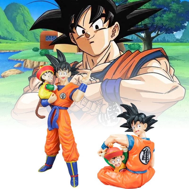 Dragon Impressive Pvc Ball Super Saiyan Gohan Father Son Anime 30cm ...
