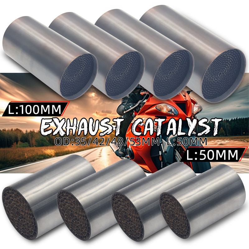 Exhaust Front Mid End Catalyst DB Killer Motorbike Pipe Catalyst ...