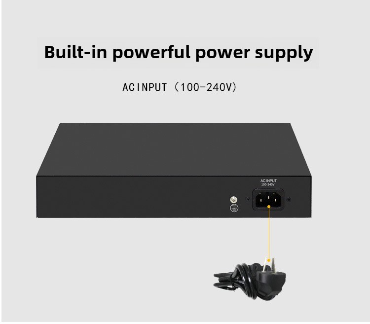 19-port Standard POE Switch 16+2+1 SFP Light Port 100 Gigabit Network ...