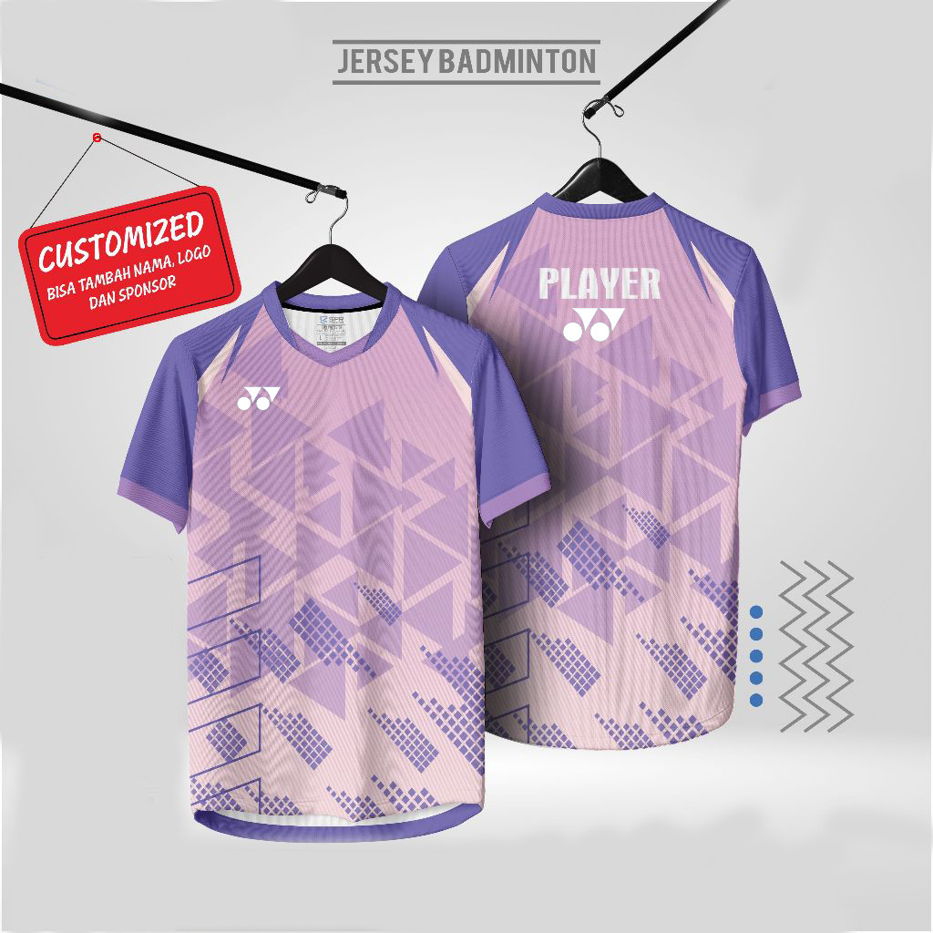 [Free customization name] 2025 new fully sublimated badminton baju ...