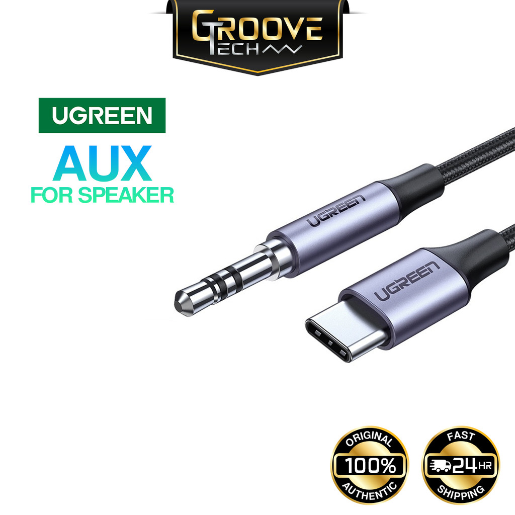 UGREEN USB Type C To 3.5mm Audio Jack Cable AUX Hi Resolution Stereo ...