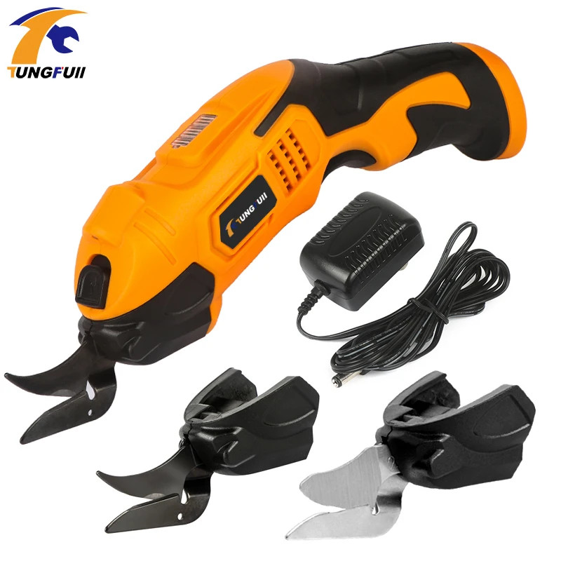 Portable Cordless Electric Round Scissors Electric Scissors Shear Cloth ...